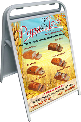 A Frames are Perfect Footpath Displays. Different Styles are for ...